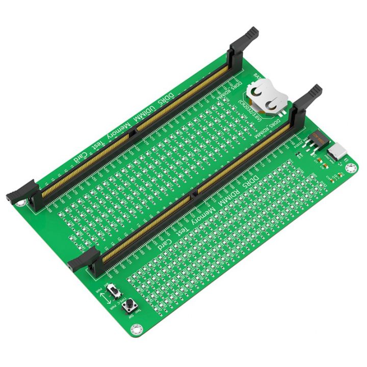 Ddr5 Rdimmudimm Memory Tester Desktop Computer Ddr5 Memory Test Card With Led Indicators For
