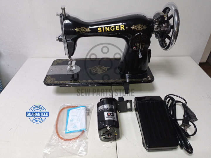 SINGER Manual Sewing Machine ( with Foot Pedal and Motor) | Lazada PH