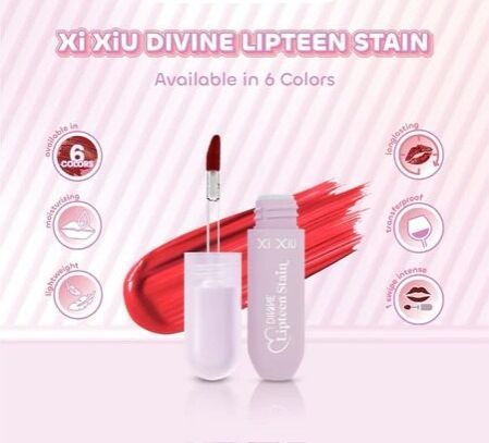 XI XIU Divine Lip Teen Stain | Lip tint Xixiu by Liona | Lazada Indonesia