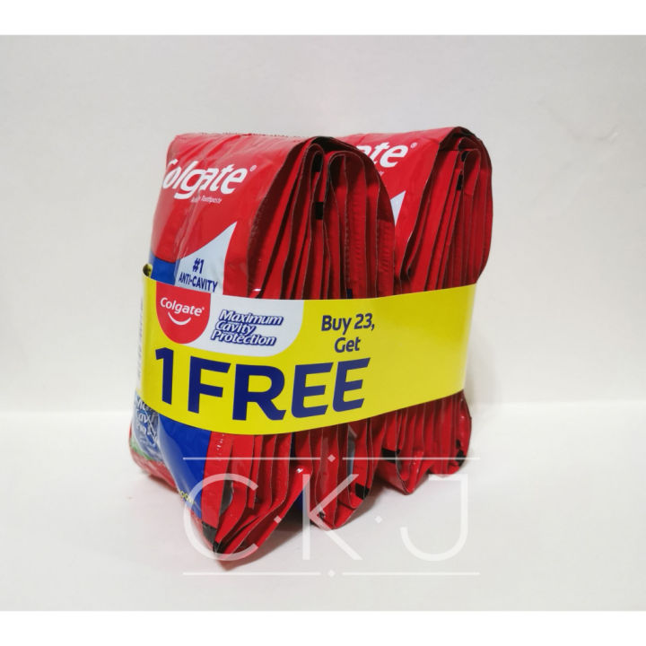 Fast send Colgate Great Regular Flavor Toothpaste 23+1 Twin Sachet ...