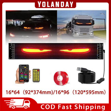 Lampu mata untuk bus elf truck/running text p5 rgb full colour 12v-24v ...