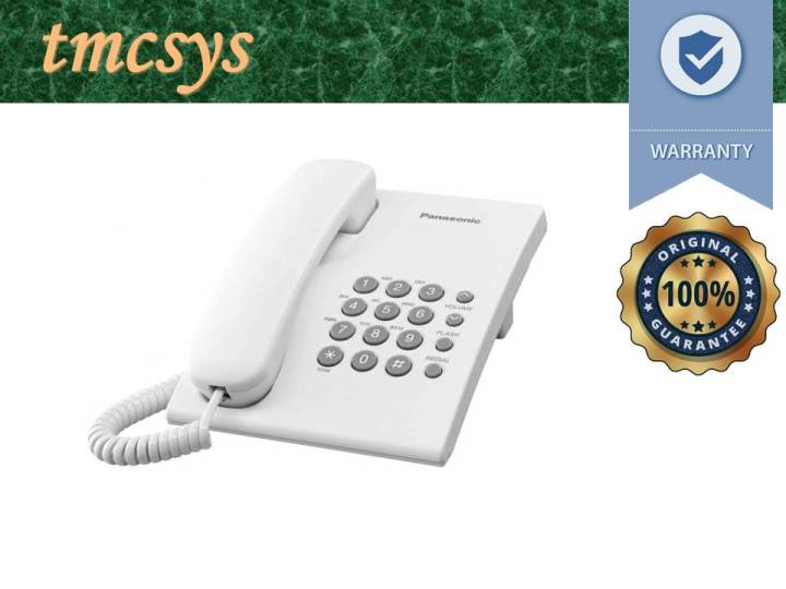 Panasonic Single Line Telephone KX-TS500 KX-TS500ML Corded Single Line Phone PABX House Office ...