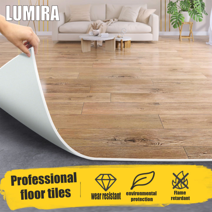 LUMIRA Vinyl PVC Floor Sticker Hugeness-Thickness tiles self adhesive ...