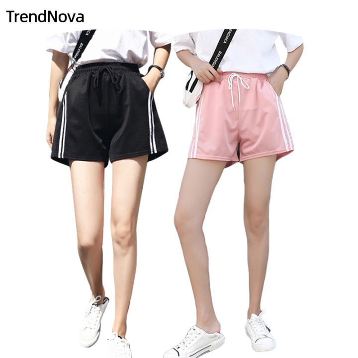 Ready Stock Women Short Pants Casual Ladies Loose Solid Soft Cotton ...