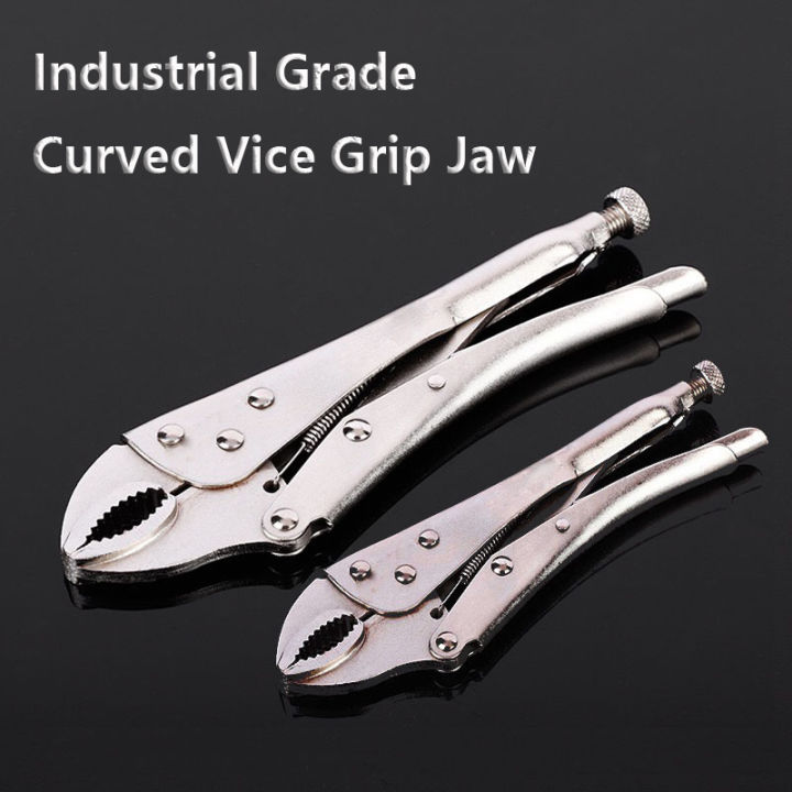 10'' Industrial Grade Curved Vice Grip Jaw Vise Grip Pliers Locking ...