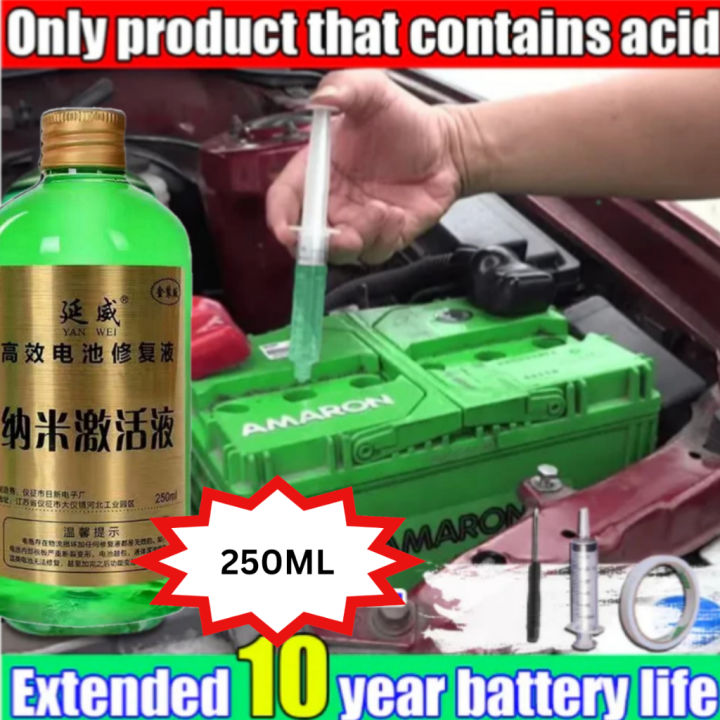 【250ml】 Restore Battery Performance Air Bateri Kereta Battery Acid ...