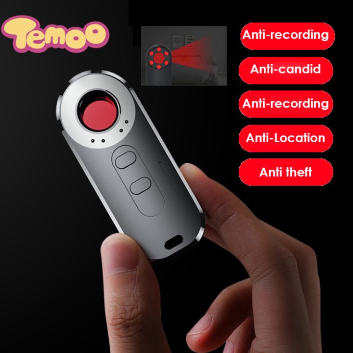 Temoo 【Hidden Camera Detector 】Ak400 Rf Signal Hidden Camera Detector Anti Spy Candid Pinhole ...