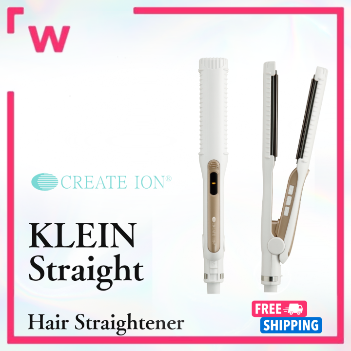 CREATE ION KLEIN Straight Hair Styler for straight and curl arrangement Damage prevention ...