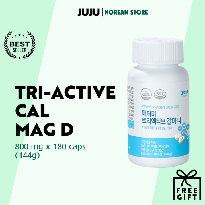Atomy Tri-Active Cal Mag D / 800mg x 180 Tablets | Lazada Singapore