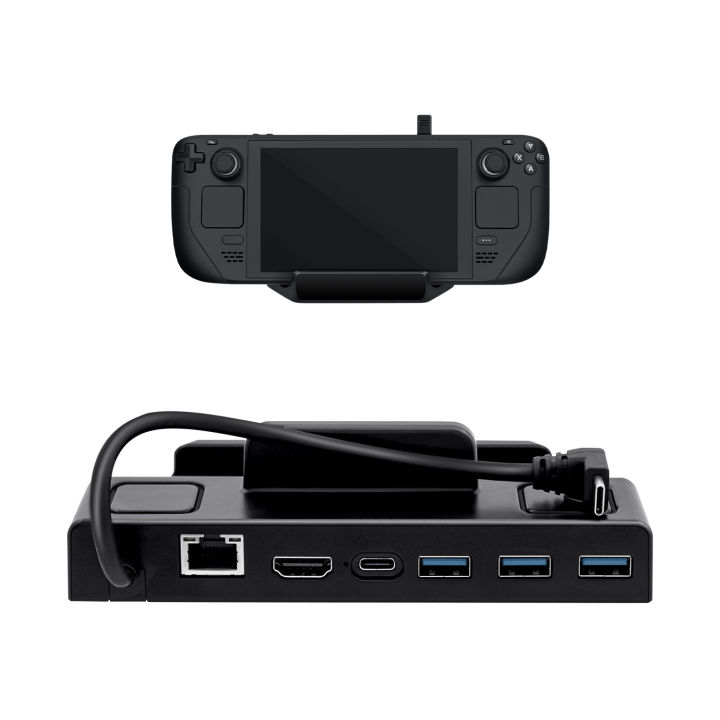 6 In 1 Dock Station Hub Stand with RJ45 LAN Port 4K 60Hz for Steam Deck ...