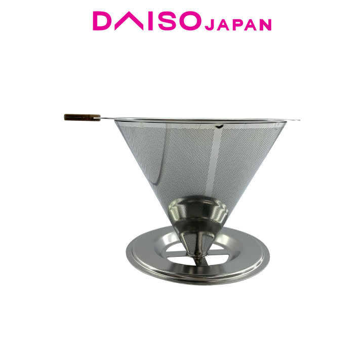 Daiso Stainless Steel Coffee Dripper Strainer 12.5cm | Lazada PH