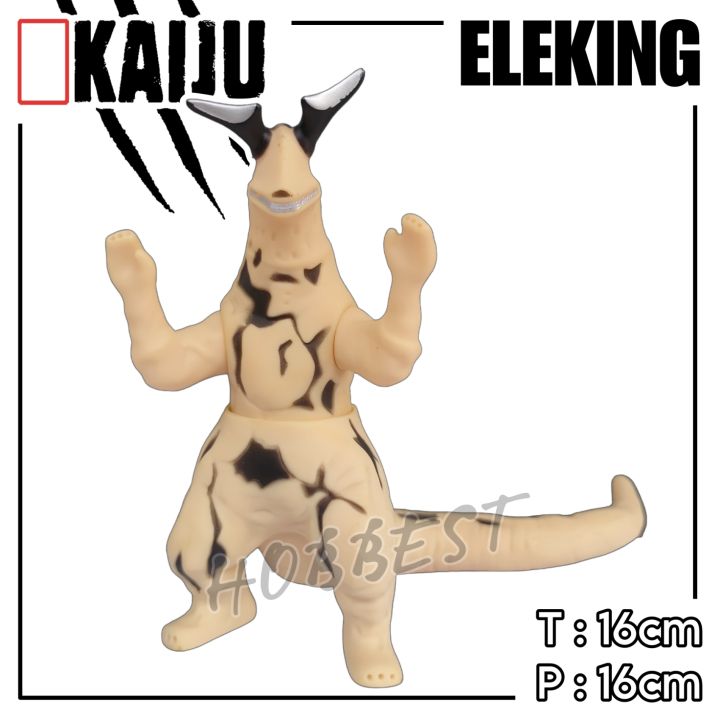 Kaiju ELEKING - Action Figure Godzilla Miniatur Pajangan Mainan Monster ...