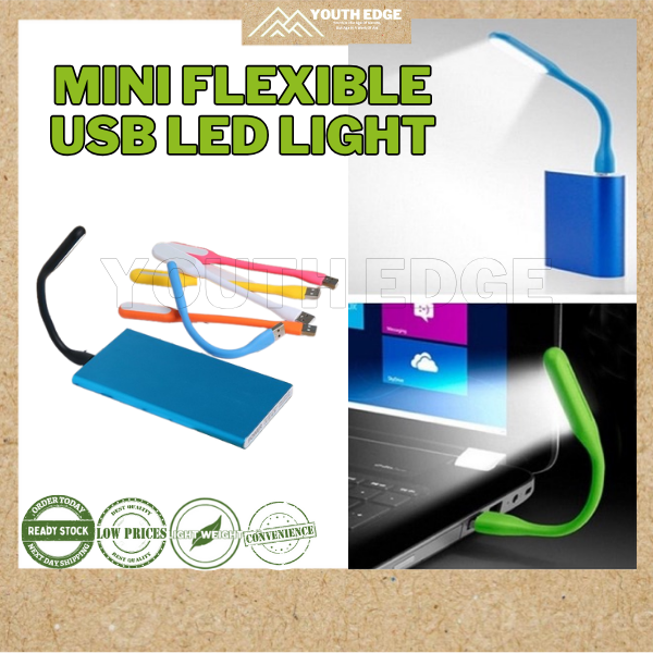 Mini Flexible USB LED Light Lamp Study Work Office Powerbank Table Lamp ...