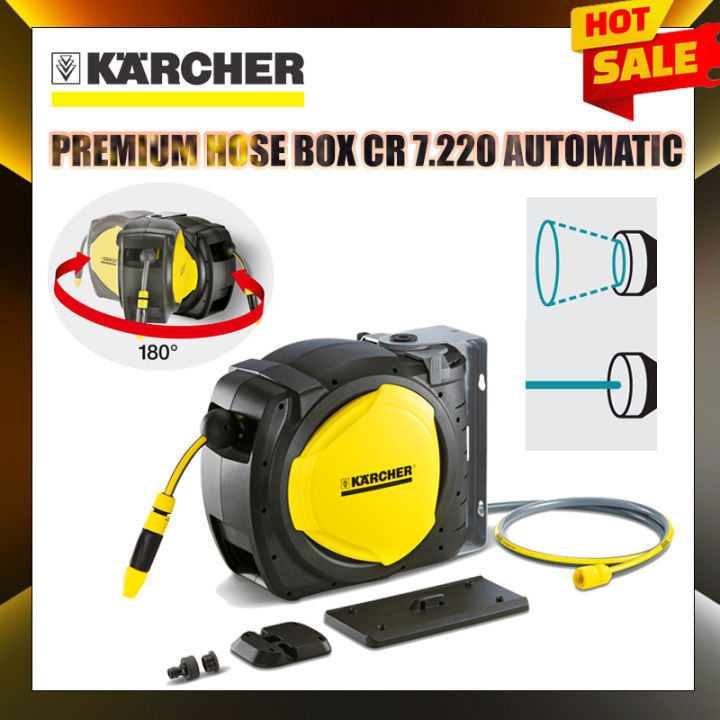 Karcher CR7.220 2.645-218.0 Automatic Hose Balcony Hose Reel CR 7.220 26452180 | Lazada