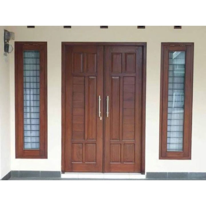 Kusen Set model Pintu Kupu Tarung, 1 Kusen Pintu - 2 Kusen Jendela - 2 ...