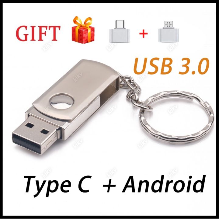 USB 3.0 Pen Drive 2TB/1TB/512GB/256GB/128GB/64GB/32GB 2 free OTG(Type C ...