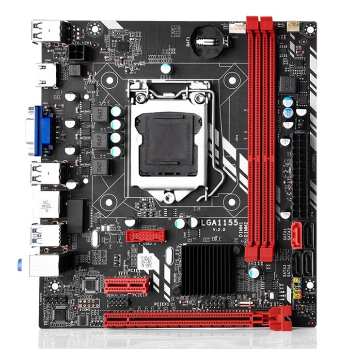 (FHZY) 1 Piece B75M Desktop Motherboard LGA 1155 Plastic Support DDR3 Memory for I3 I5 I7 CPU ...