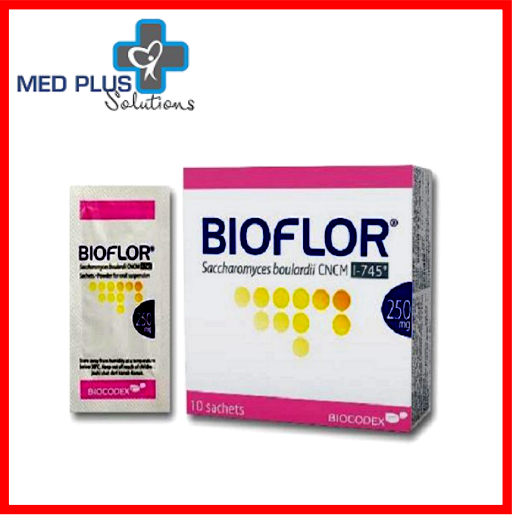 Bioflor Saccharomyces Boulardii CNCM I-745 250mg 10 Sachets (Exp:9/2026 ...