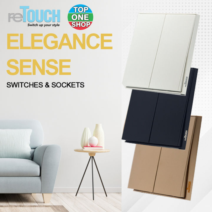Retouch Elegance Sense Modern Design Switch Socket 13A 16A 20A Switches ...