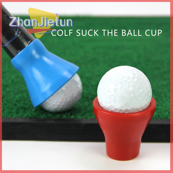 zhanjietun Rubber Golf Ball Retriever Ball Putter Grip Retriever Pickup ...