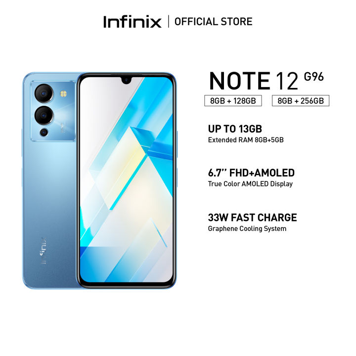 Infinix NOTE 12 G96 (128GB+8GB / 256GB+8GB) Extended RAM up to 13GB ...