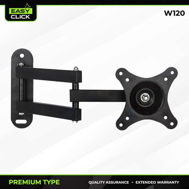 W120 TV Wall Mount Swivel and Tilt Bracket Fits for 10 - 32-inch Load ...
