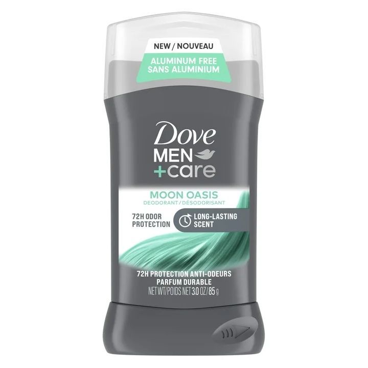 Dove Men + Care Aluminum Free Deodorant Moon Oasis, 72H Odor Protection ...