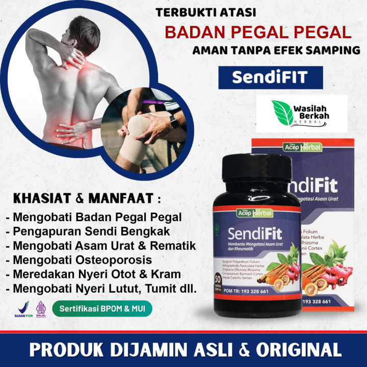 PRODUK RESMI SendiFit Original Herbal Multikhasiat Obat Badan Nyeri ...