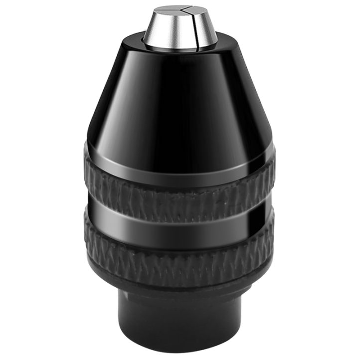 Drill Chuck, 1/32 to 1/8 Replacement 4486 Drill Keyless Bit Chuck Shaft ...