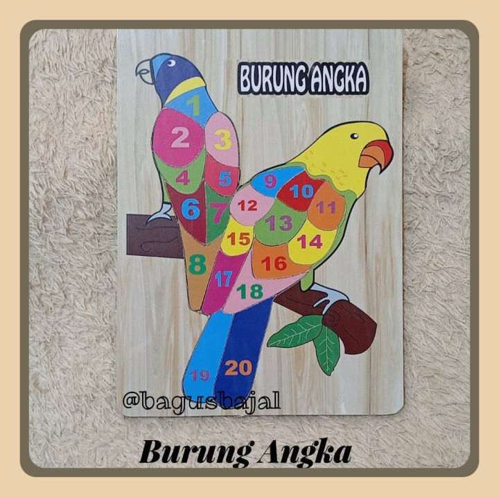 Puzzle Kayu Pembelajaran Isi 5 Puzzle Untuk Anak V01 | Lazada Indonesia