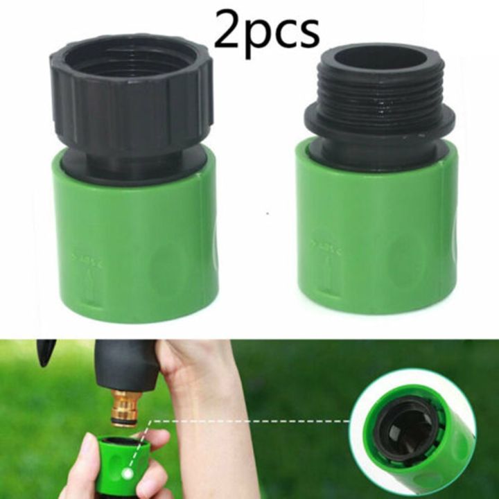 3/4\ Female and Male Hose Pipe Fitting Kit Garden Water Adaptor Quick ...