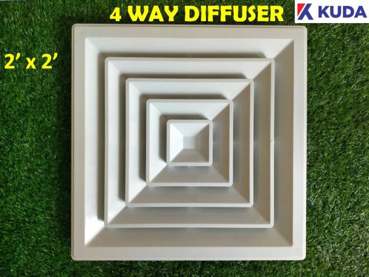 ABS 2' x 2" Supply Air Grille 4 Way Diffuser | Lazada