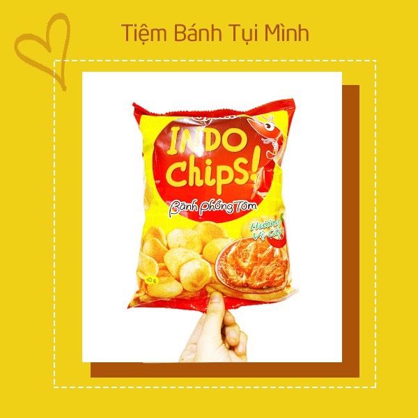 Bánh Snack Phồng Tôm Indo Chips cay Oishi 40g | Lazada.vn