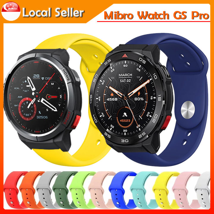 Mibro GS Pro Silicone Watch Band Strap for Mibro Watch GS Pro Smart ...