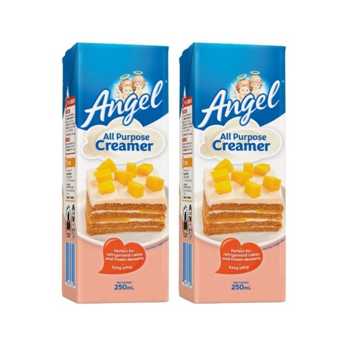 Angel All Purpose Creamer 250ml - Pack of 2 | Lazada PH
