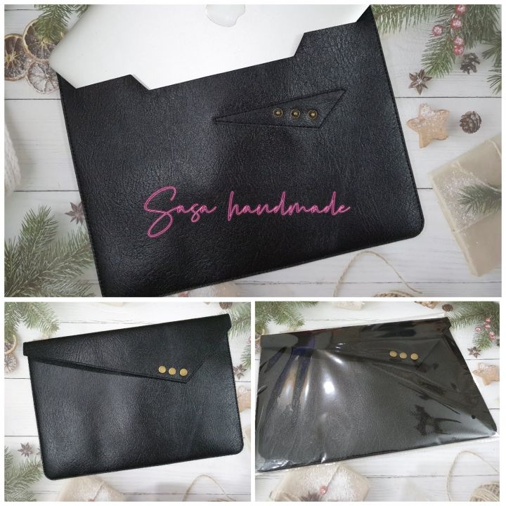 Bao da laptop handmade bằng da bò thật 100%, size túi đo theo kích ...