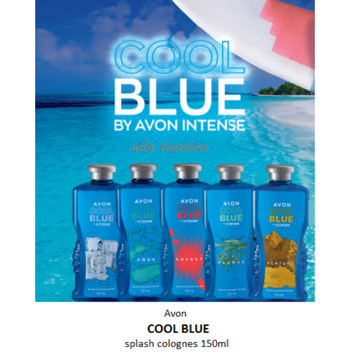 Cool Blue Wave By Avon Intense Splash Cologne 150 ML | Lazada PH