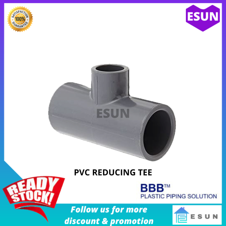 PVC Reducing Tee Connectors Water Pipe Garden Irrigation Water Pipe Connector | Lazada