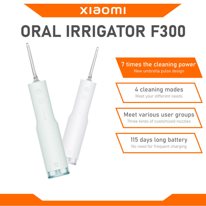 XIAOMI MIJIA F300 Portable Oral Irrigator Dental For Irrigator Teeth ...