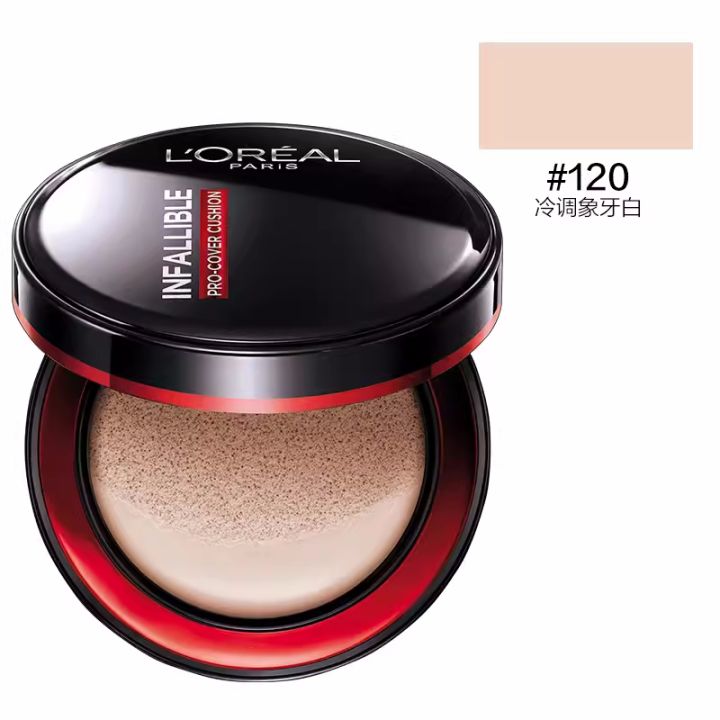 L'Oreal Infallible Pro-cover Cushion 15g Tap high concealer to keep ...