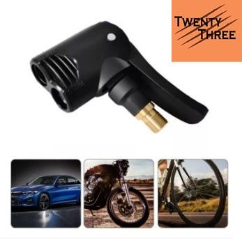 Adapter Pompa Ban Mobil Pump Adaptor Valve Pengganti Kepala Ganda 2in1 ...