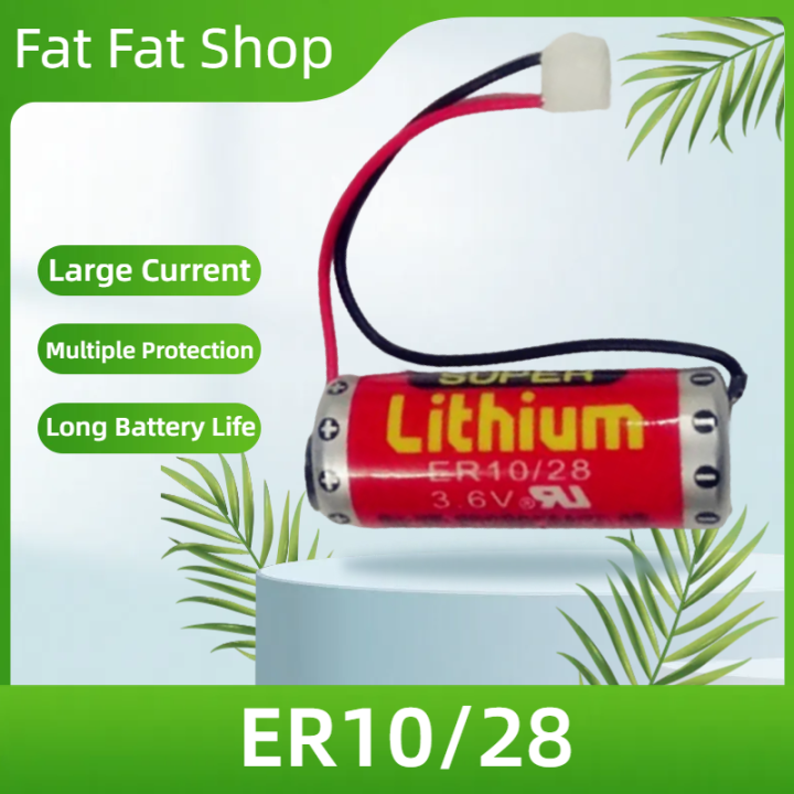 MAXELL ER10/28 3.6v lithium battery ER10280 for Mitsubishi plc FX2NC-32BL with plug | Lazada PH