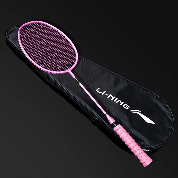 224Li Ning badminton racket new medium single shot full carbon ultra ...