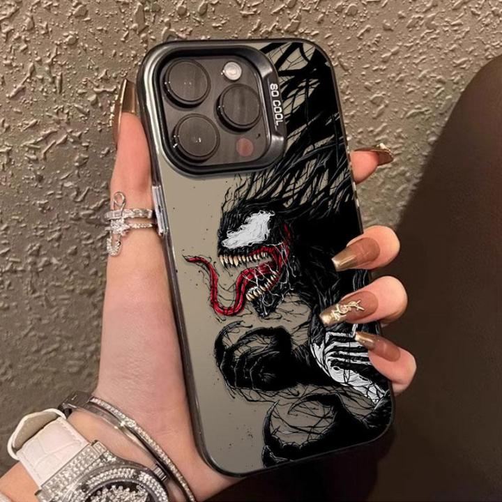 Marvel Spider Man Venom Cool For iPhone 16 15 14 13 12 11 Pro Max XS ...
