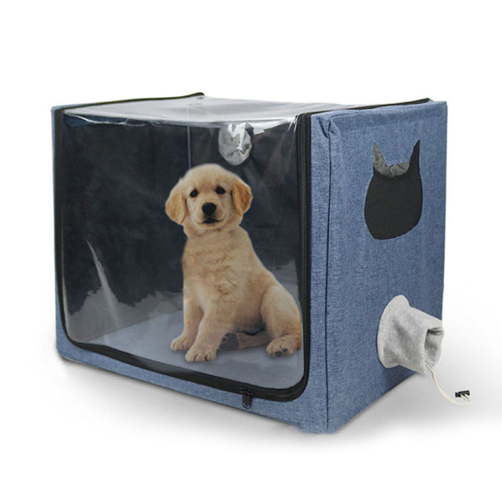 Nebulization Foldable Spacious Dual Holes Cat Dog Oxygen Chamber ...