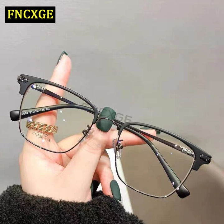 FNCXGE แว่นตาอ่านหนังสือป้องกันแสงสีฟ้าคุณภาพสูงน้ําหนักเบา แว่นสายตายาว ผช +1.0~+4.0 | Lazada.co.th