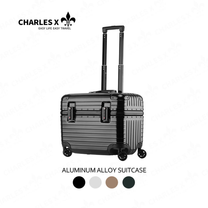 CHARLES X Aluminum high-end 18/20 inch boarding case suitcase suitcase ...