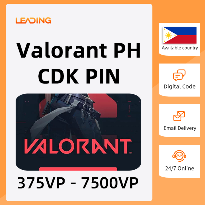 [ Valorant Points PH ]⚡375VP - 7500VP Gift Card Code CDK ⚡⚡ Redeem Code ...