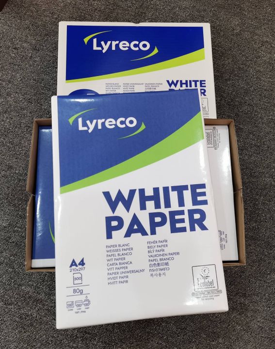 Lyreco A4 Paper 80gsm 500 sheets | Lazada