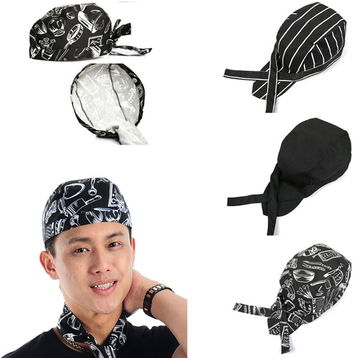 Chef Hat for Men/ Women Chef Hat Cooking Head Wrap Kitchen Catering ...